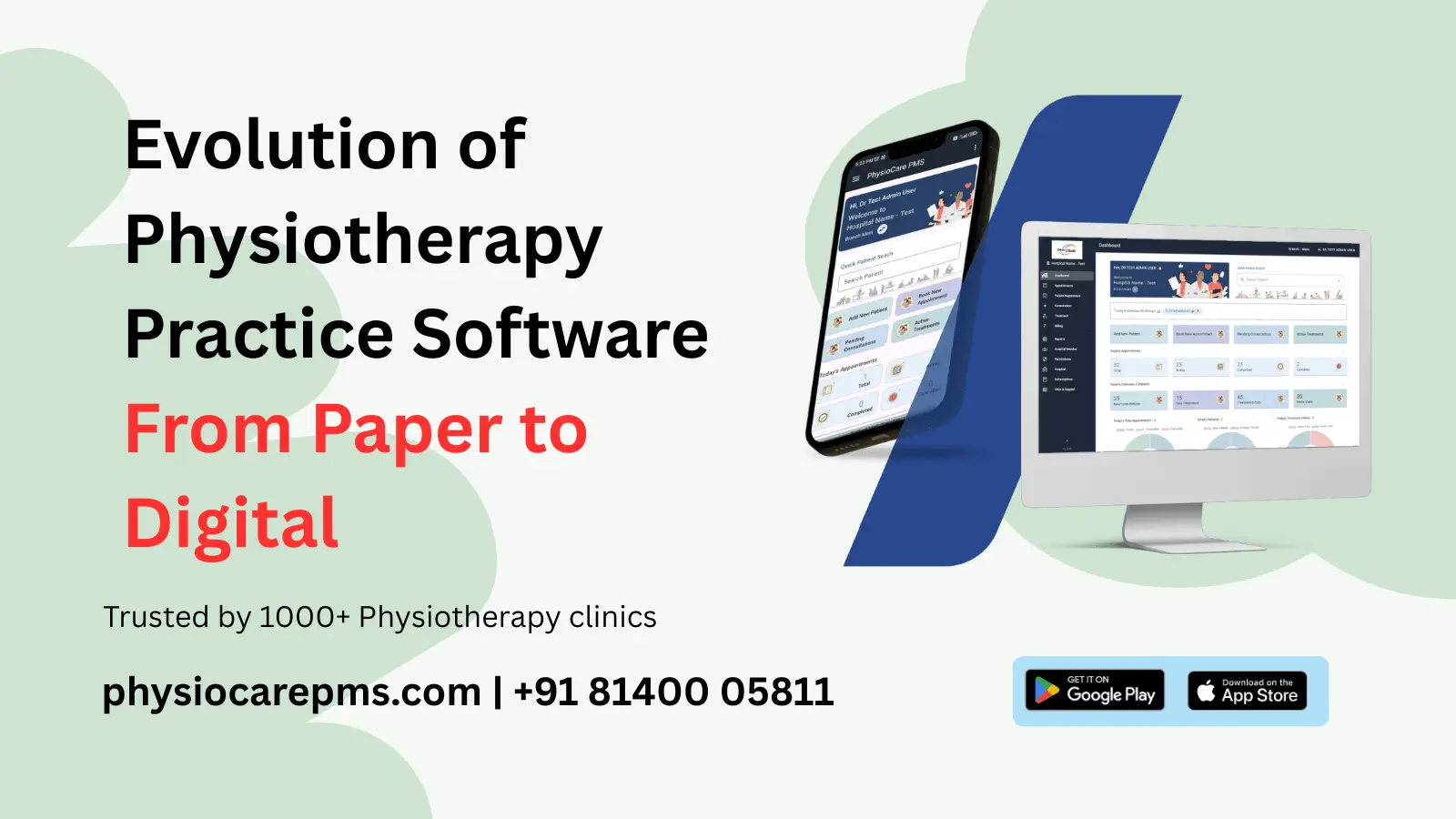 Evolution of Physiotherapy Software | PhysioCare PMS